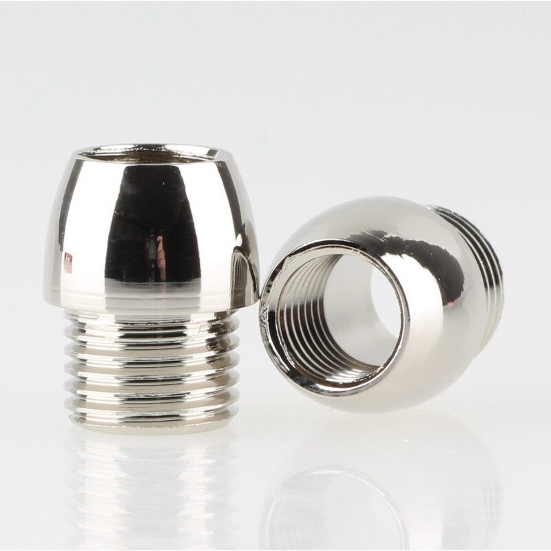 M10x1/M8x1 Reduzier-Nippel 12x15 vernickelt|Radio Kölsch