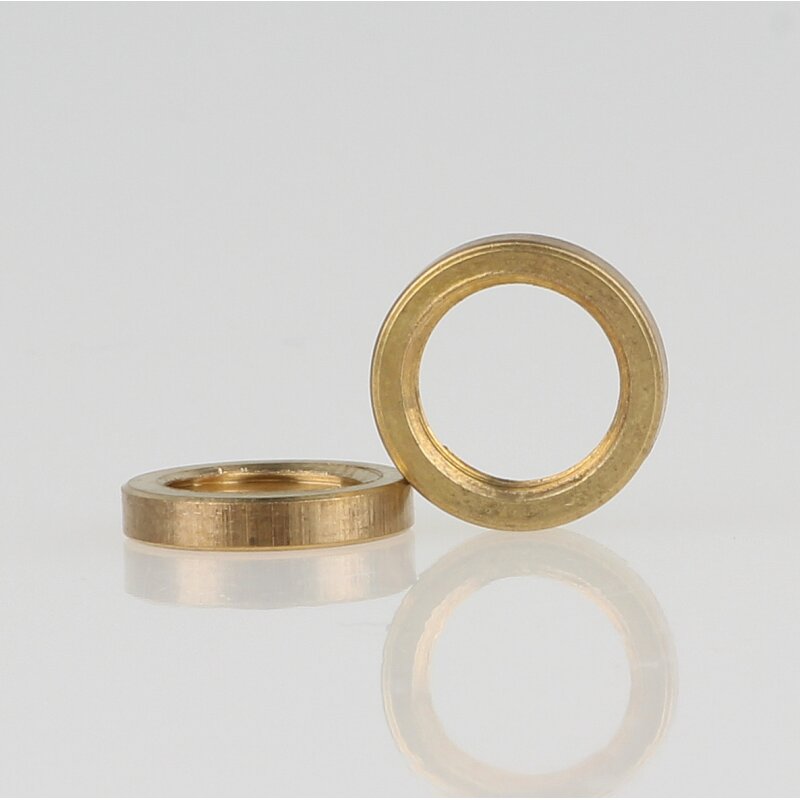 M10x1 Rundmutter 13x2,5mm Messing|Radio Kölsch