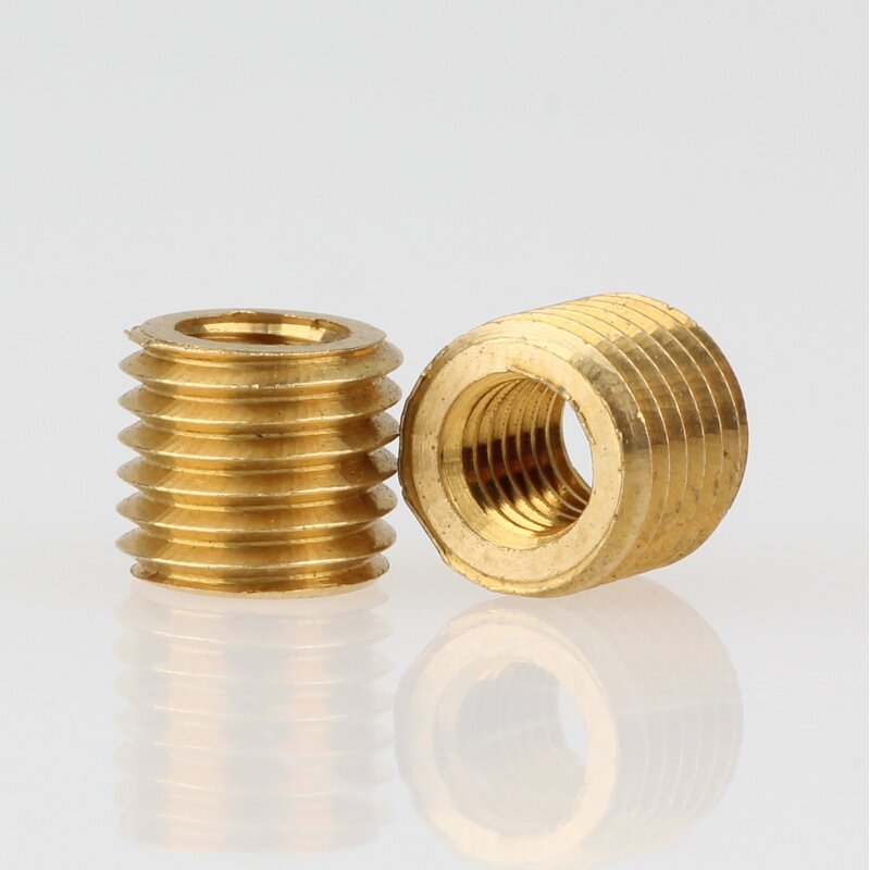 Messing Gewinde-Adapter M8x1 AG auf M6 IG 6mm | Radio Kölsch Hamburg
